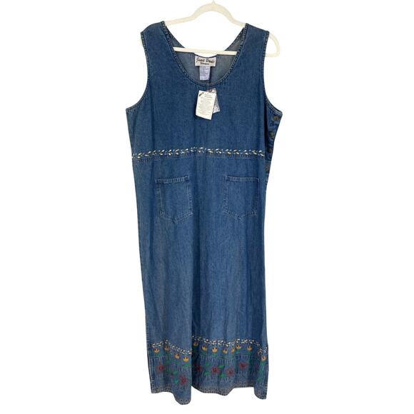Jamie Brooke | Dresses | Vintage Jamie Brooke Dress Womens 82 Blue ...